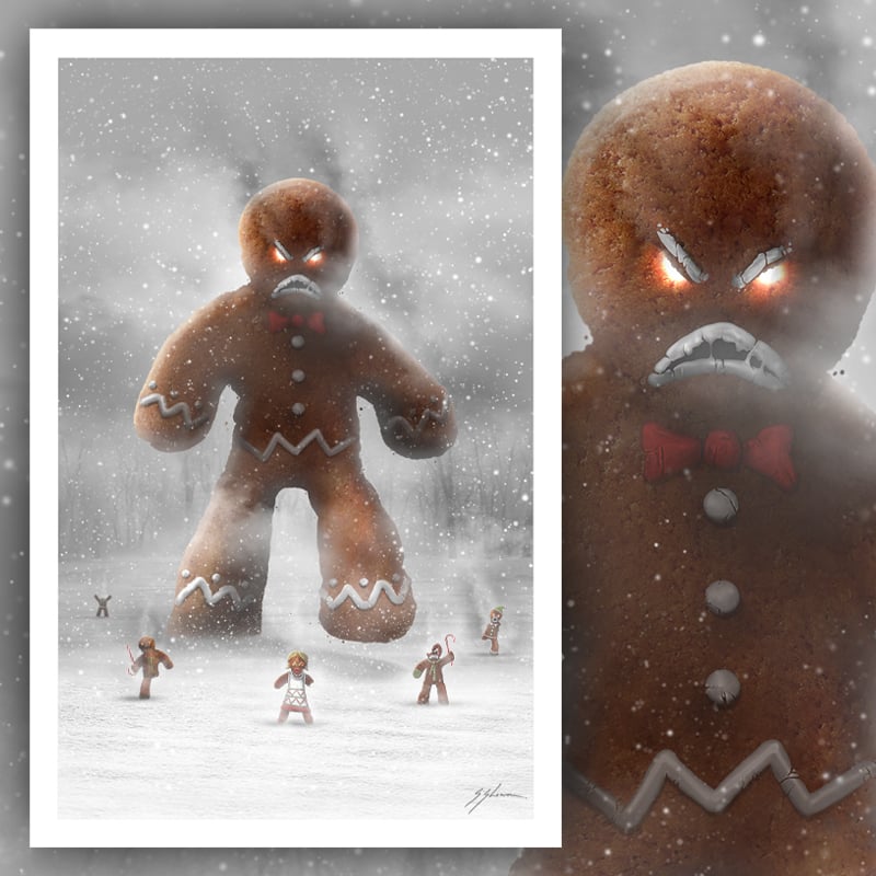 THE GINGERBREAD GIANT & THE GINGERDEAD MEN | Mister Sam Shearon