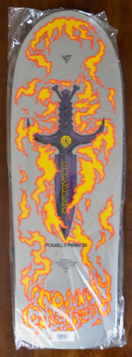 POWELL PERALTA SKATEBOARD DECK - TOMMY GUERRERO DAGGER - SILVER ...
