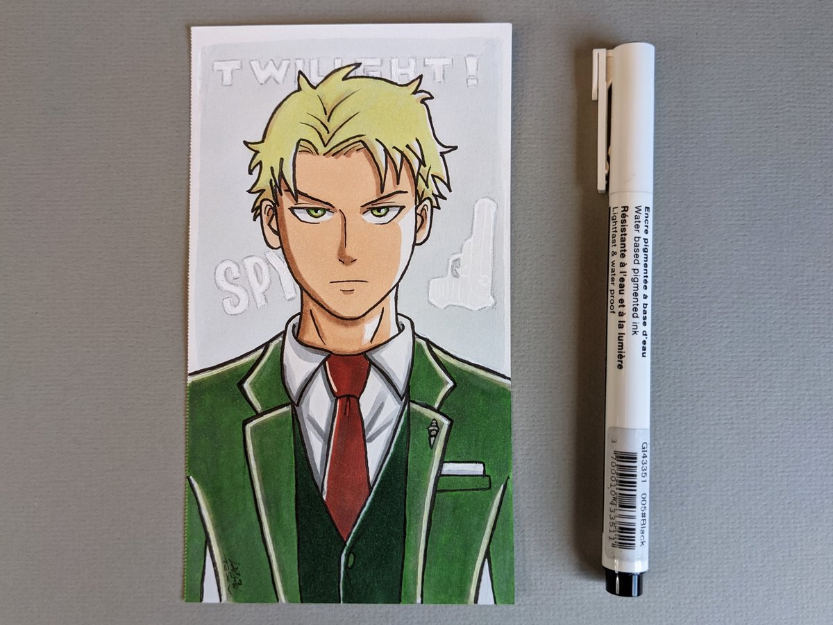 Loid - Dessin Original - Fanart - Signé | ZaxelArt Store