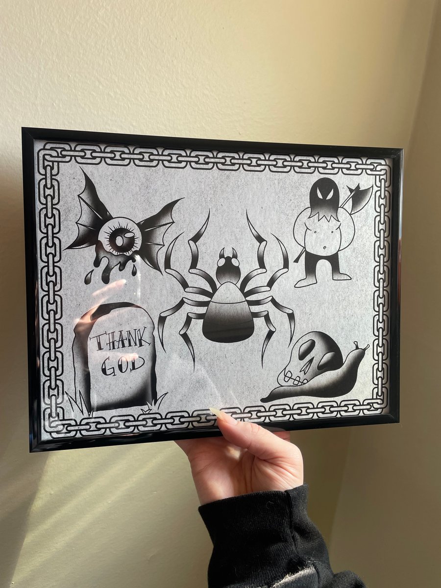 creepy lil guys flash sheet | curly goblin