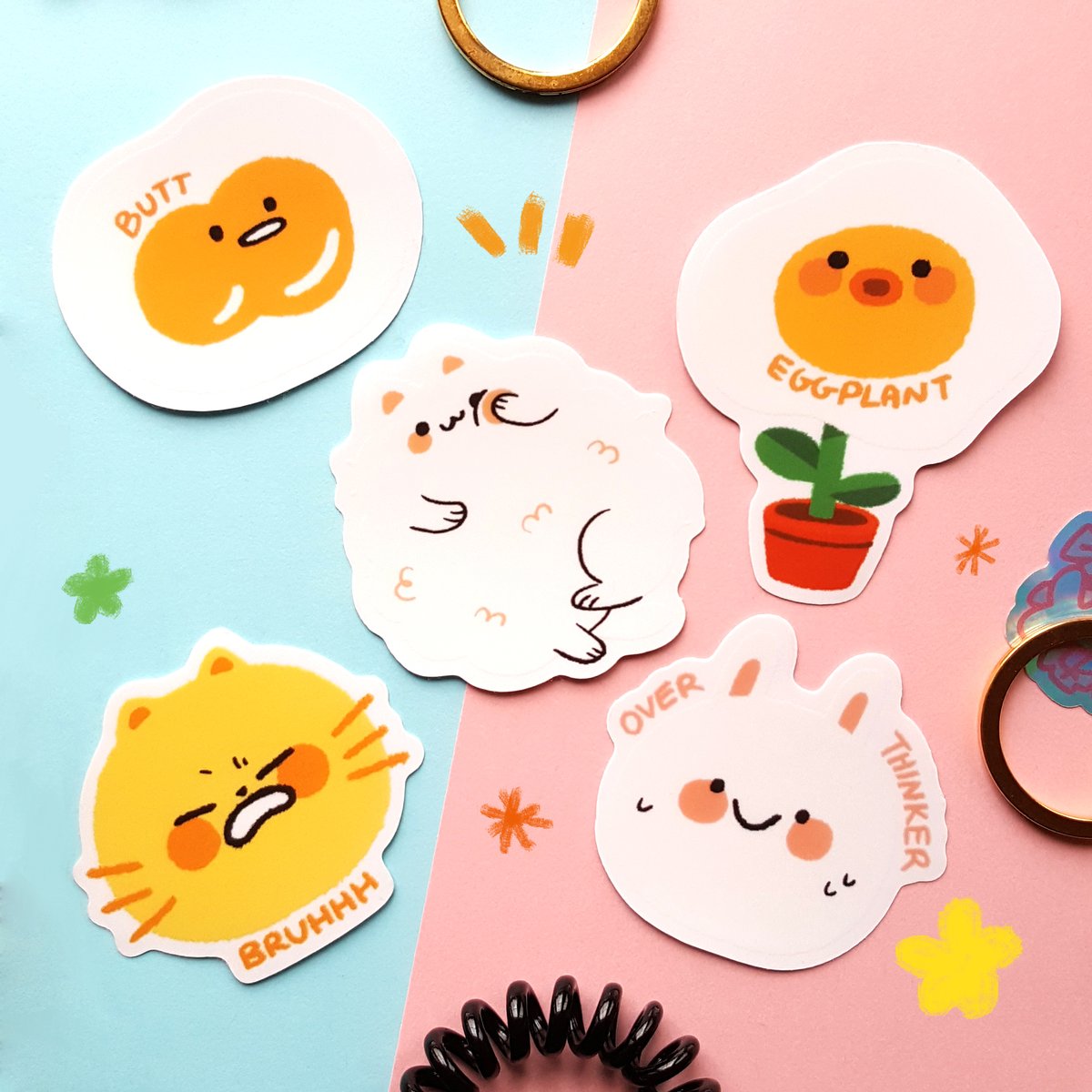 Cute Clear Stickers | pengunoodle