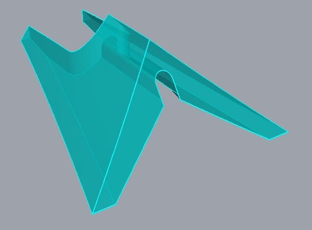 ( 100 PK ) - Plastic Tail Fins -SMALLER SIZE- for 1/4 - 3/8 - 1/2 oz ...