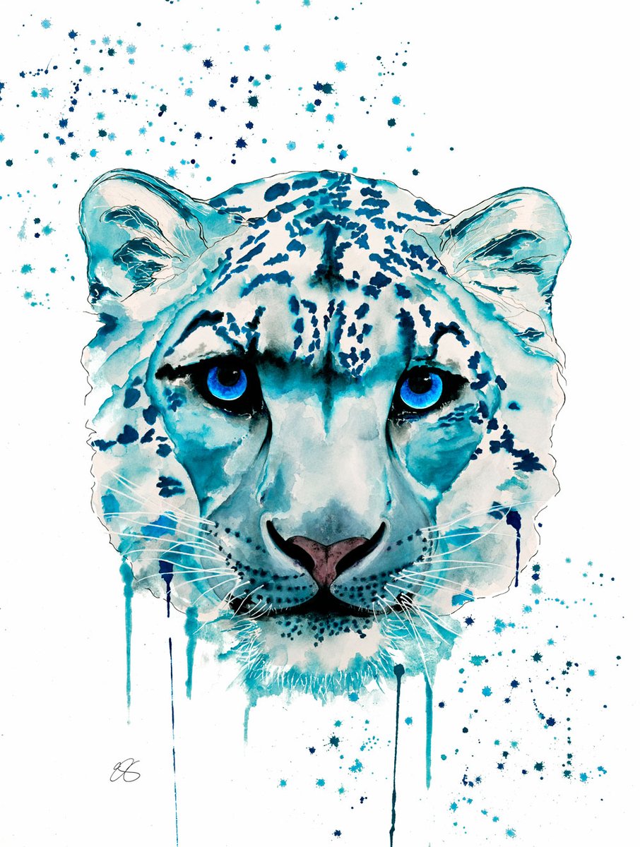 Snow Leopard - WWF Wildlife Collection | Elizabeth Grant Art