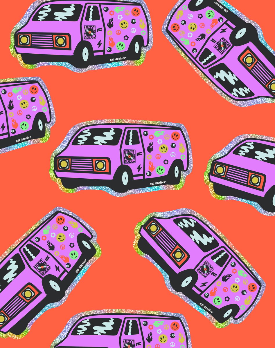 Joy Ride sticker | E.G. Atelier
