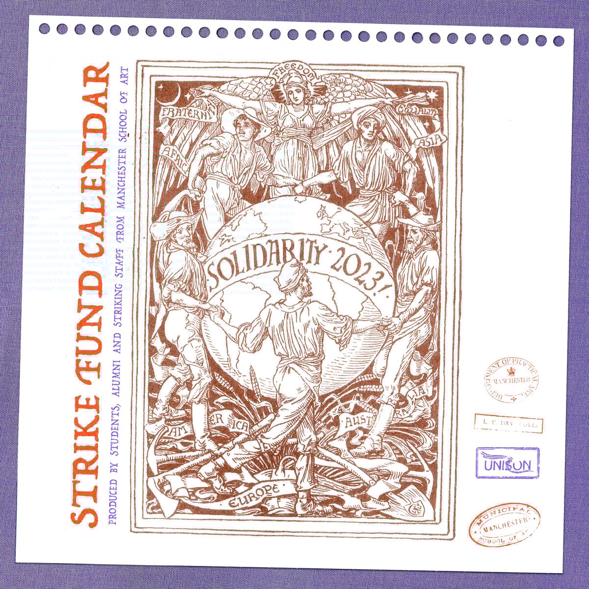 Strike Fund Calendar 2023 | MMU Unison Strike Fund