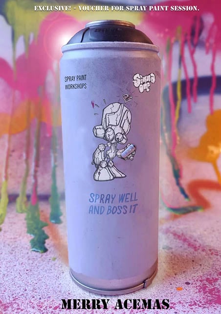 Spray Paint Workshop Voucher 30 | Sinna One