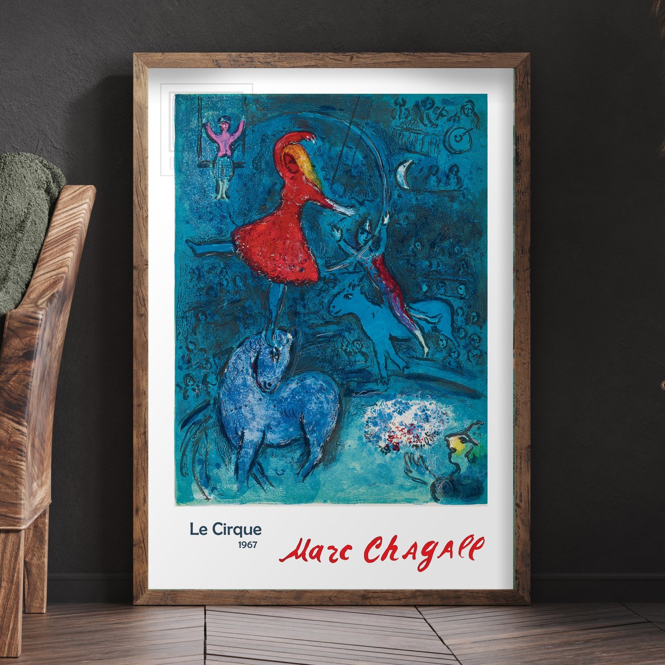 Marc Chagall Le Cirque The Circus 4 1967 Reproduction Poster