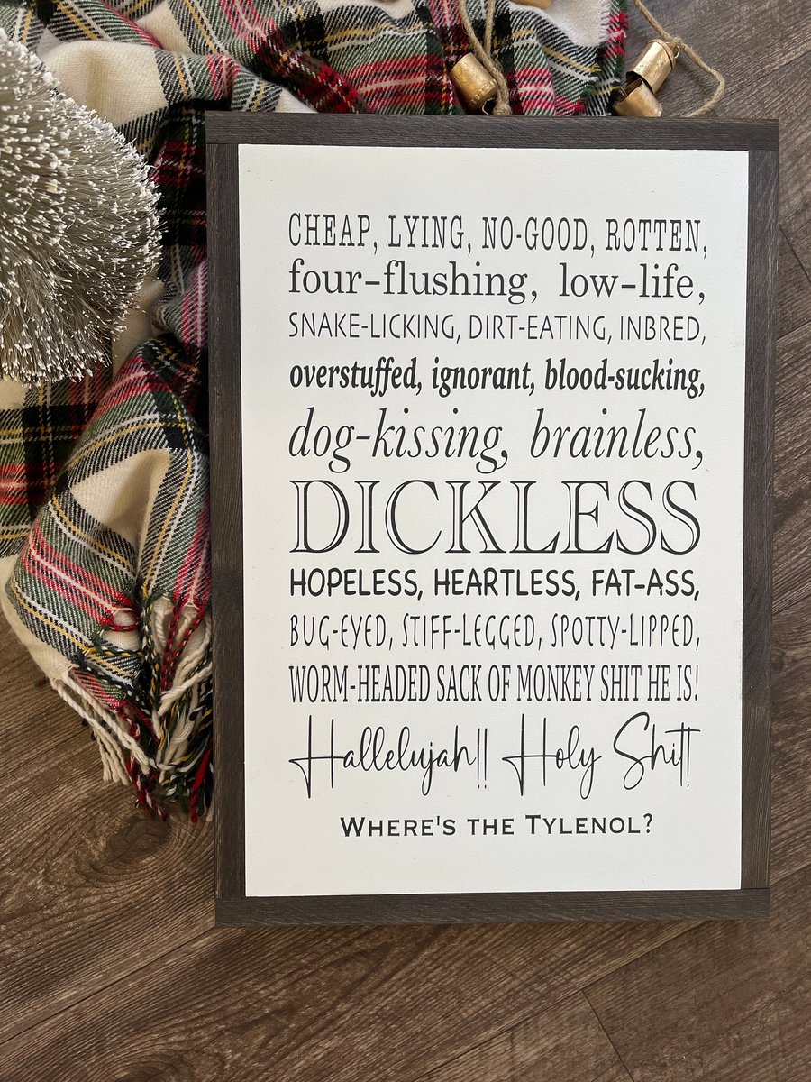 Clark Griswold Rant | Chalked signs