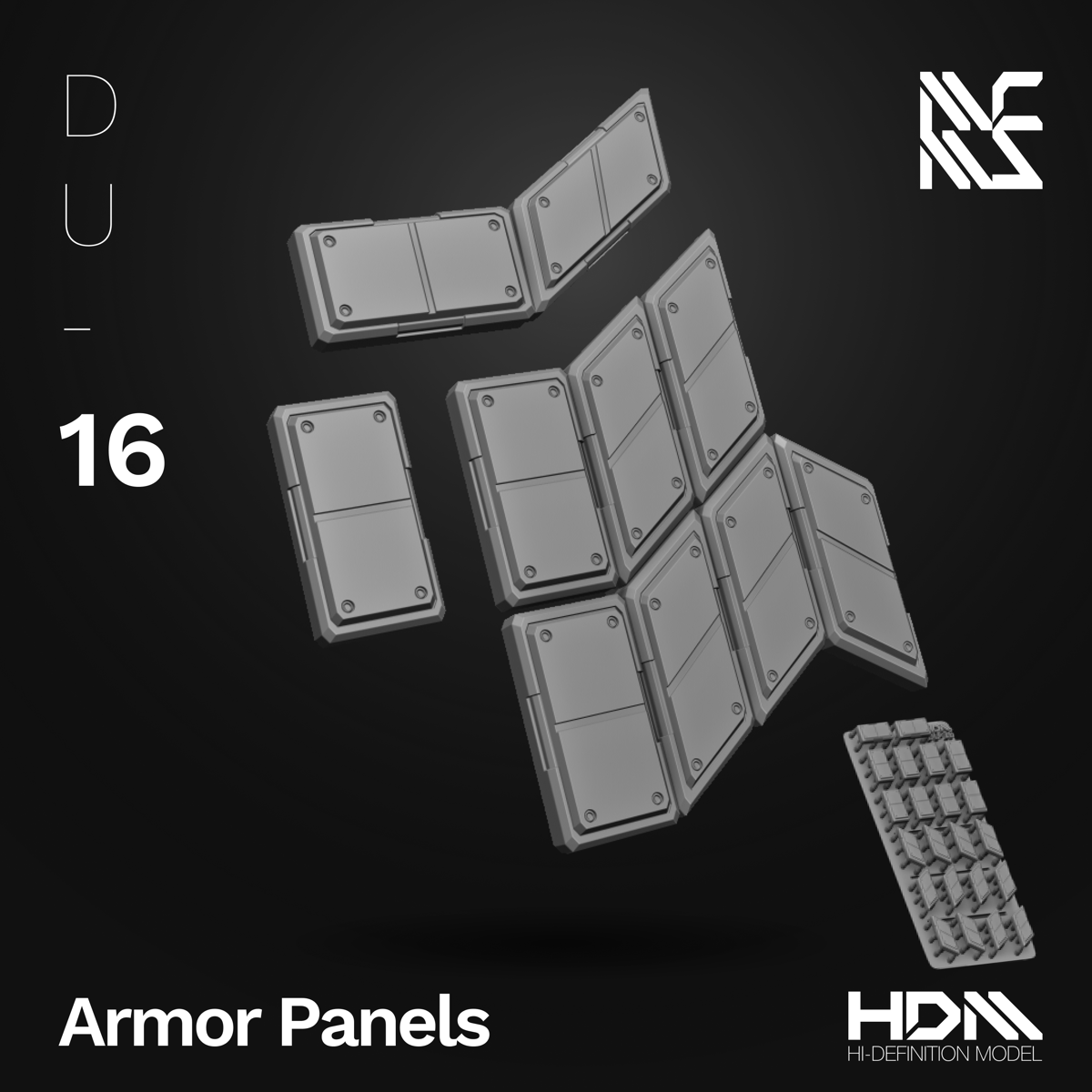 HDM Armor Panels [DU-16] | MCMS