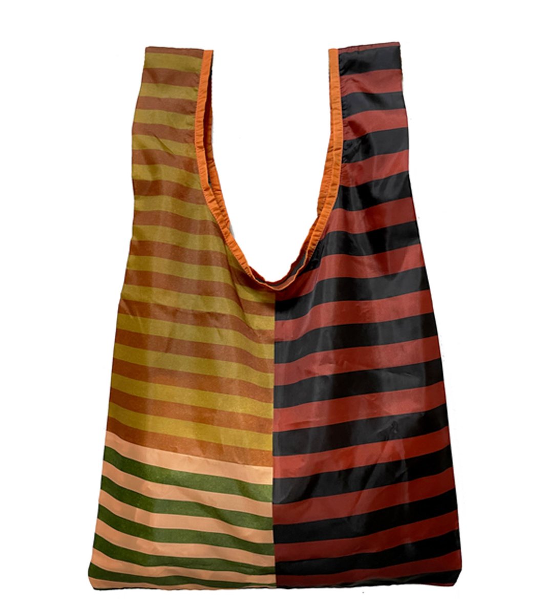 Reusable Shopping Bag with Carrying Pouch : cleo stripes | Printed ...