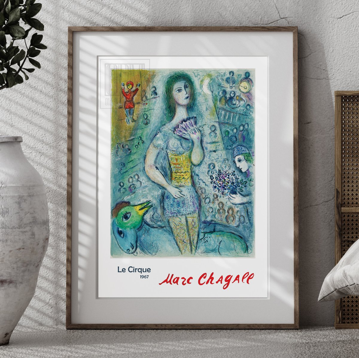 Marc Chagall | Le Cirque (The Circus) #18 | 1967 | Reproduction Poster ...
