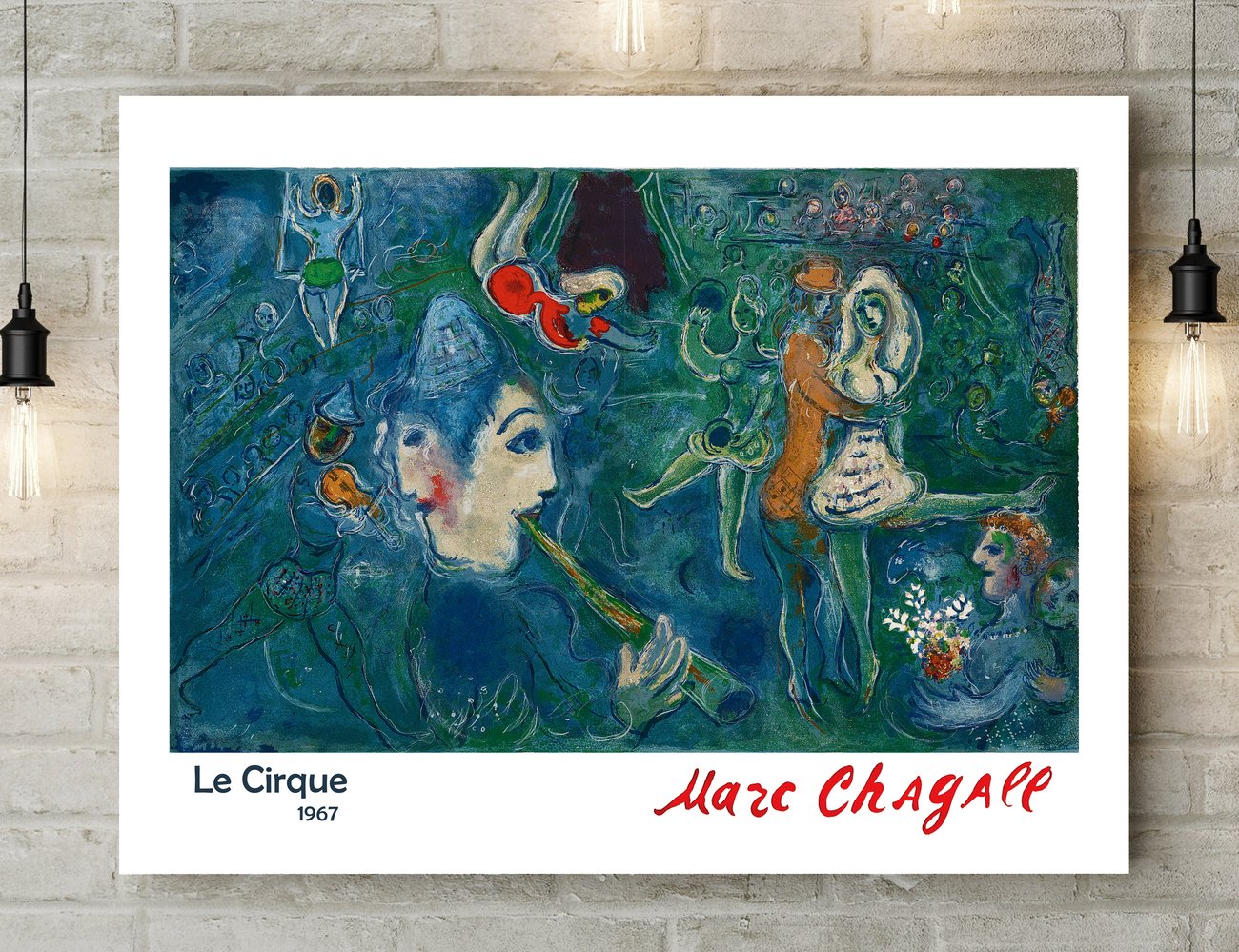 Marc Chagall | Le Cirque (The Circus) #19 | 1967 | Reproduction Poster ...