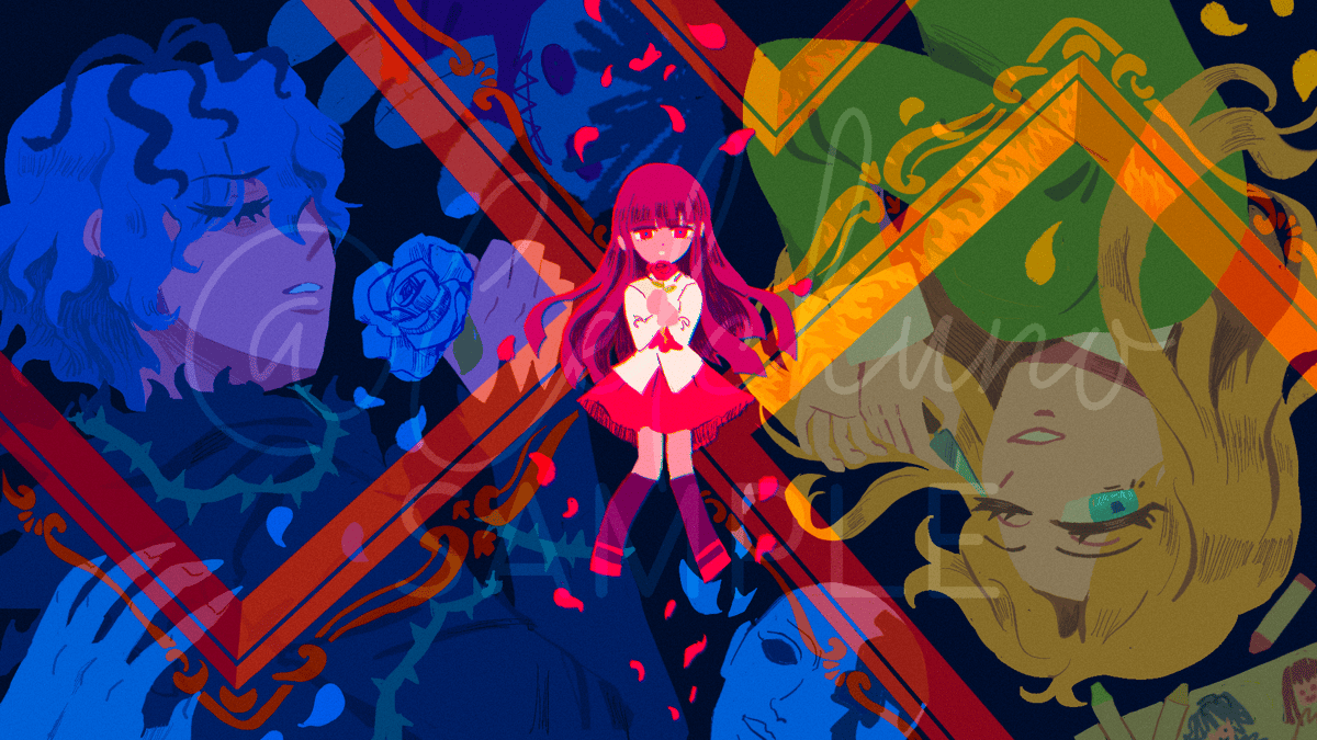 Ib RPGMaker Horror Holographic Print | celchuno