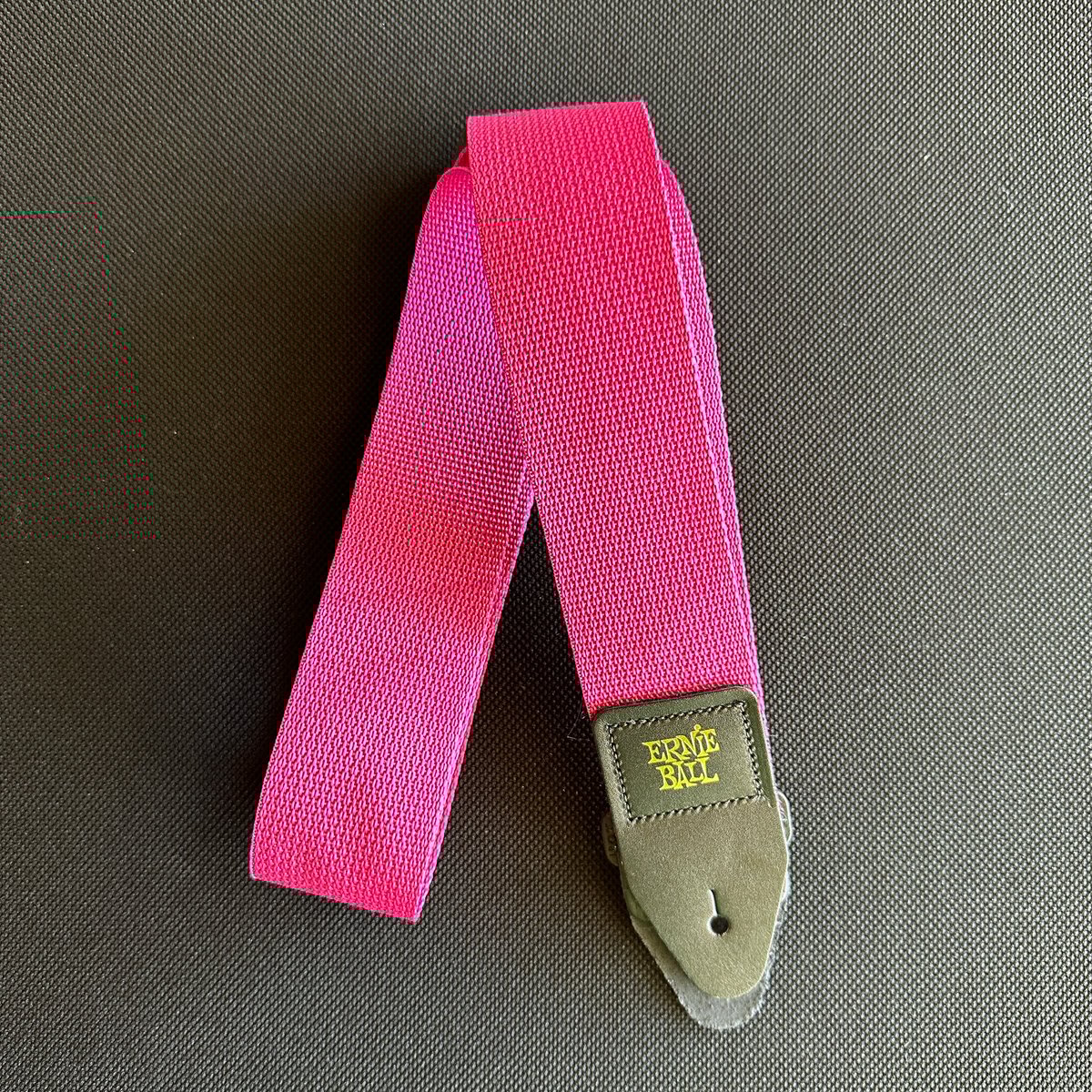 Ernie Ball 2 inch Poly Pro strap - Raspberry | Thalassa Custom Basses