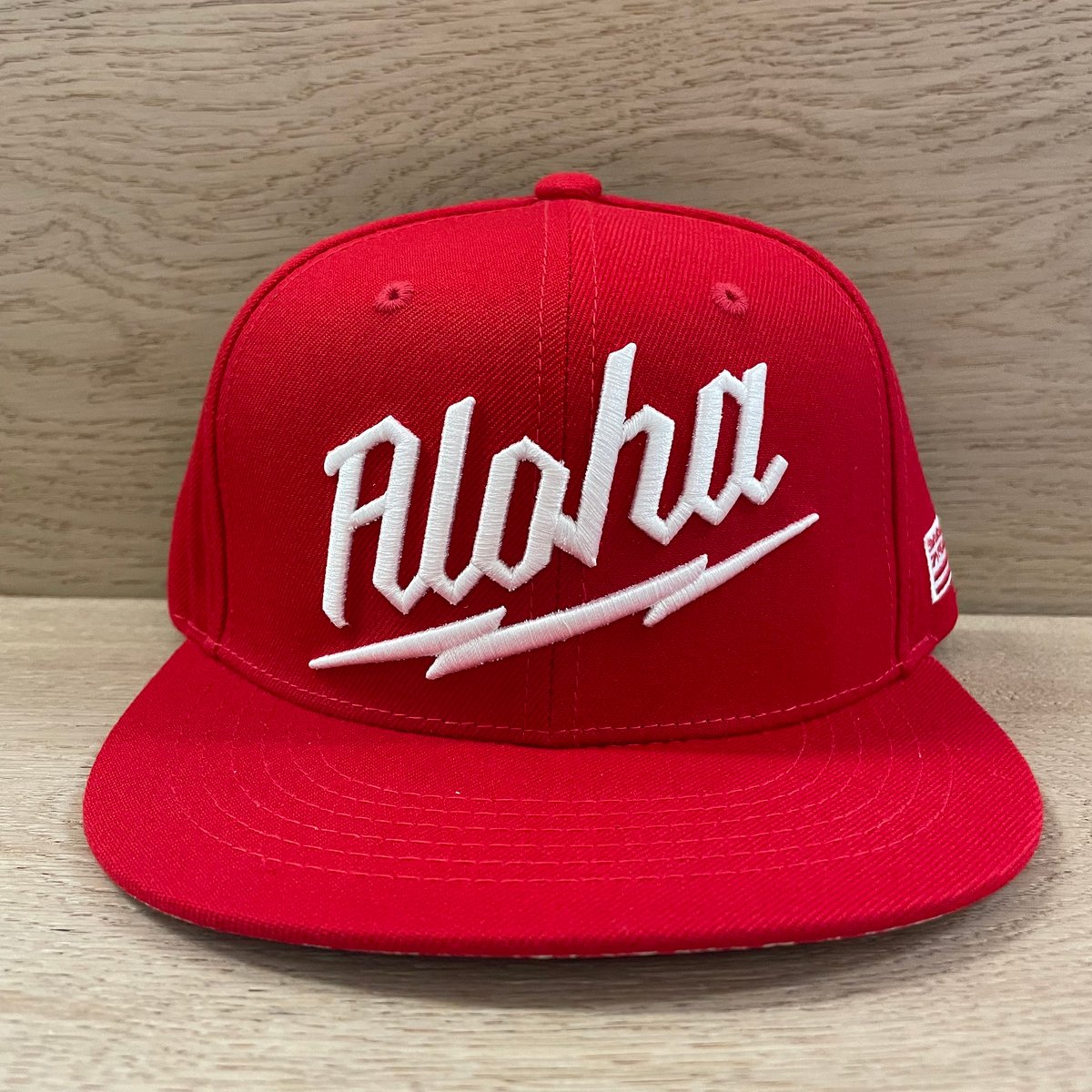Aloha Waukee Red Snapback / Pipe Dreams Surf Co