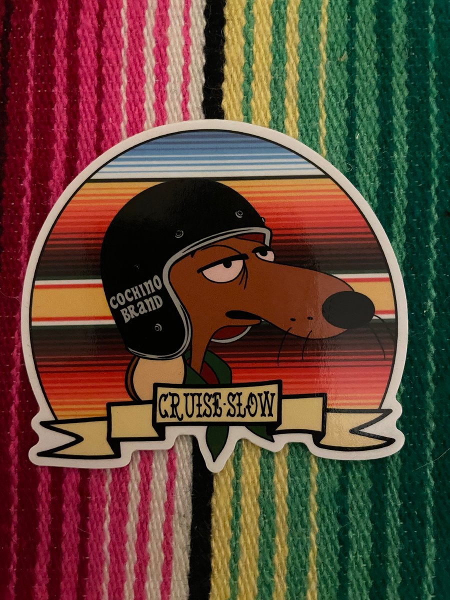 Cruise Slow Sticker | Cochino Brand