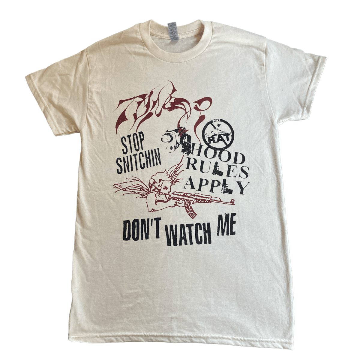 SMOKING ROOM — TONER "Hood Rules Apply" Tee