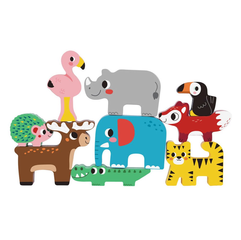 Stacking Animal Blocks | The Crafty Squirrel