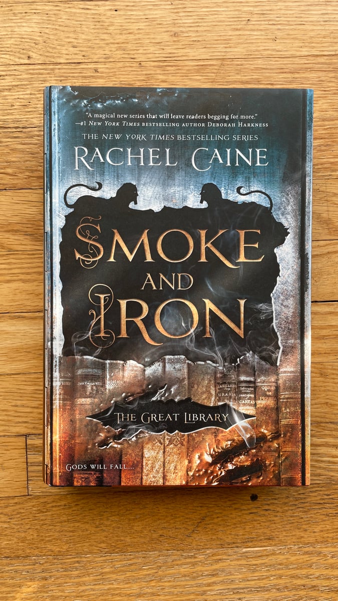 Smoke and Iron (The Great Library #4) by Rachel Caine | The Dog Gone ...
