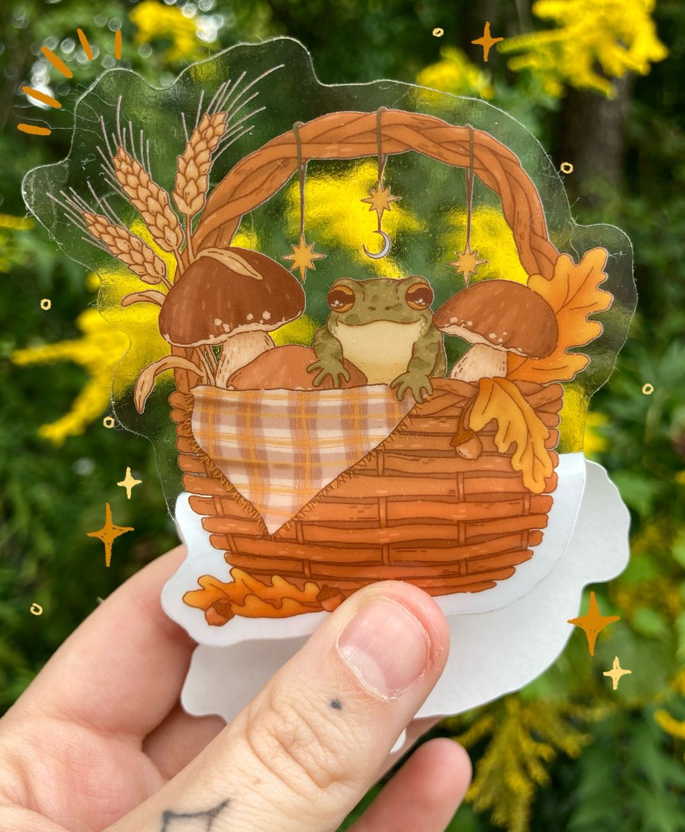 Harvest Toad Stickers | Breezy Creations