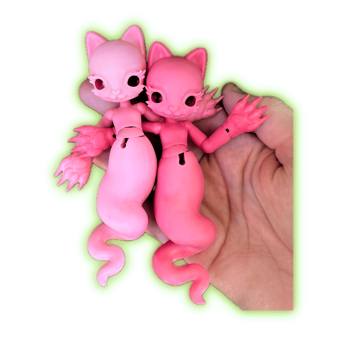 Pink / Coral Pocket Whispurrs | trilliumbox