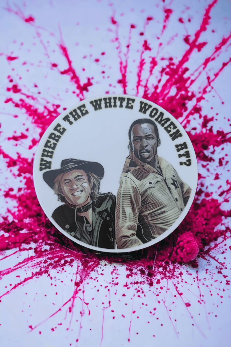329. White Women Sticker | Gun Slaps