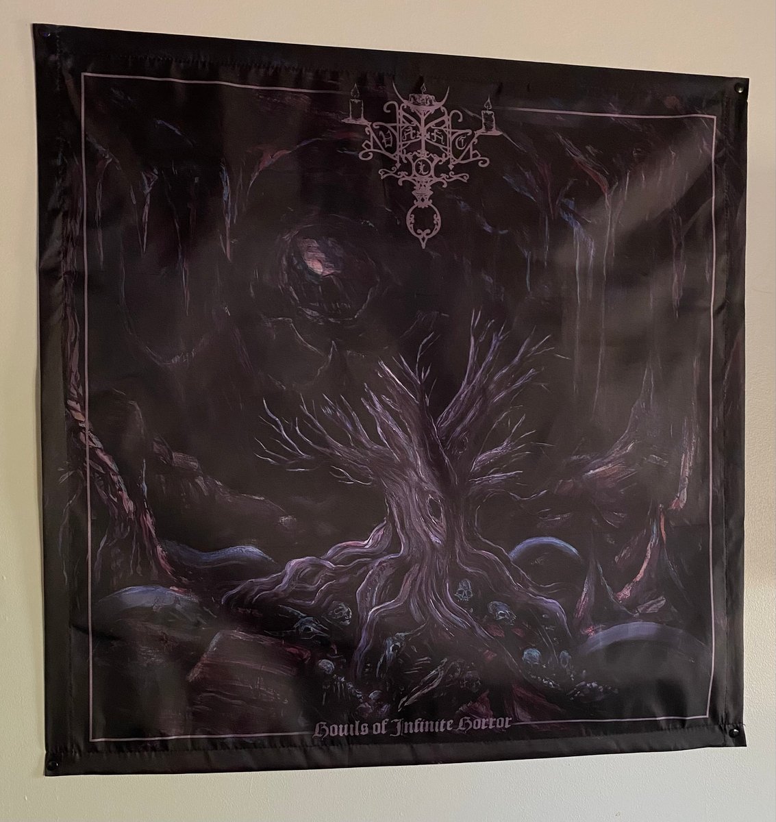 Valac - "Howls of Infinite Horror" Wall Flag | Banner of Blood