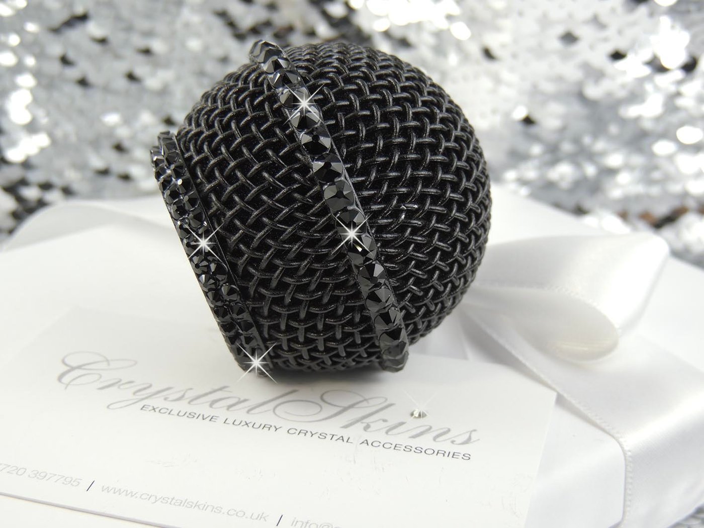 Custom Painted Chrome Shure Microphone Grille Any Colour | Crystalskins