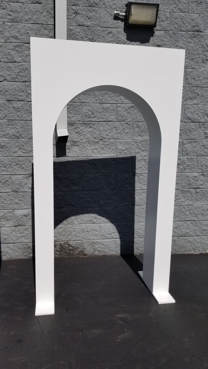 Open U - shape backdrop | PKLux Party Rentals