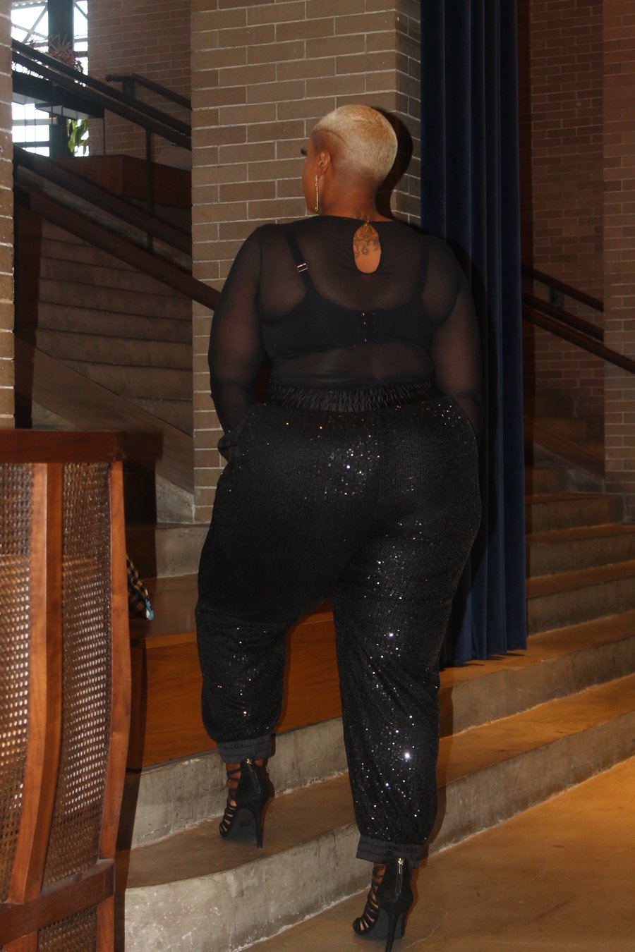 Sequin Joggers Figure8curve