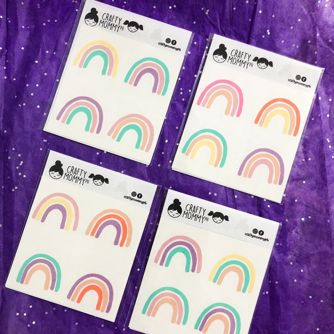 Rainbow decals | Crafty Mommy Studio