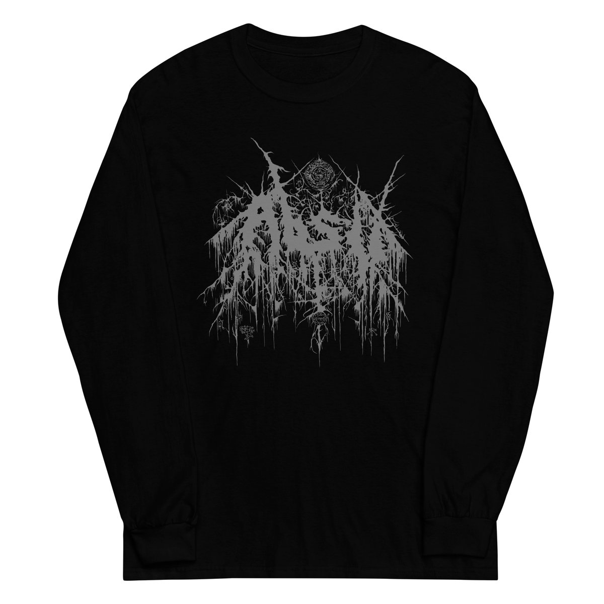 ABSU - LOGO 1992 (GREY PRINT) LONG SLEEVE | Black Montanas