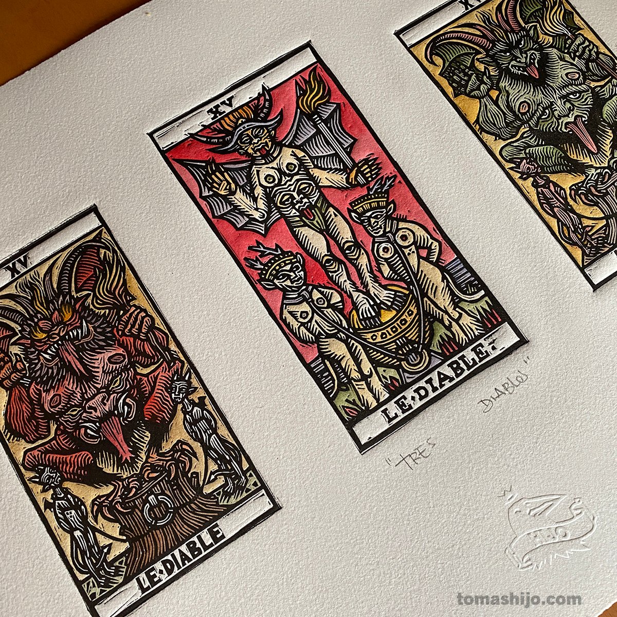 Tres Diablos | Tomas Hijo Art