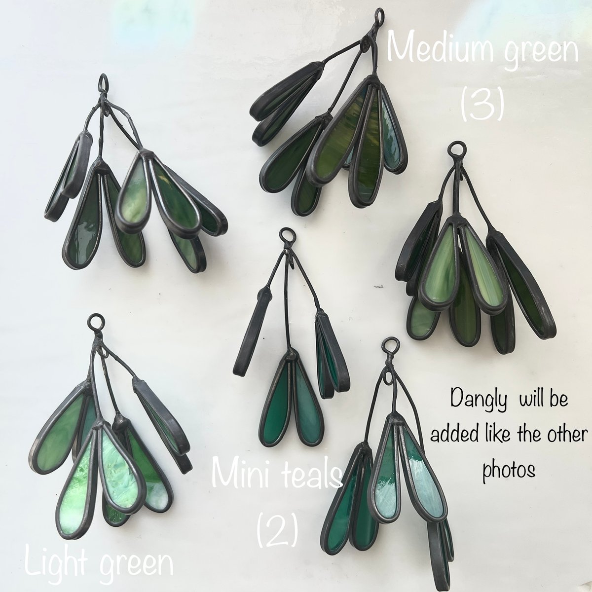 Mistletoe bundles (Custom Order) | Erin Glassworks