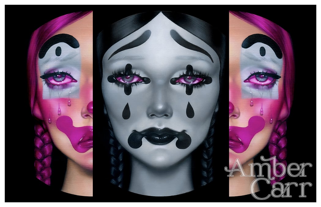 Tears Of A Clown Print Amber Carr