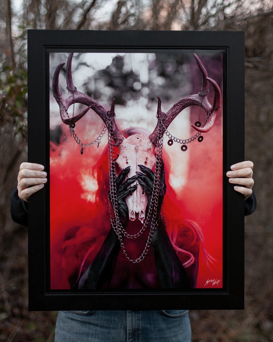 Dark Rituals Red - 18x24 Fine Art Print | SpaceWolf