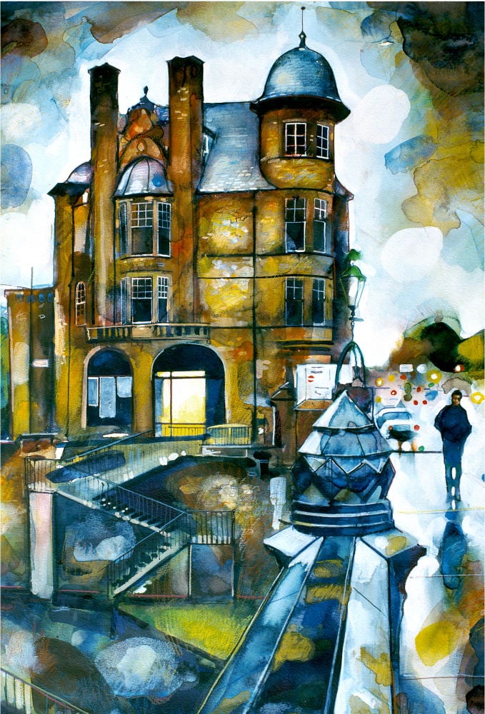 Kelvinbridge View | Bryan Evans Artist