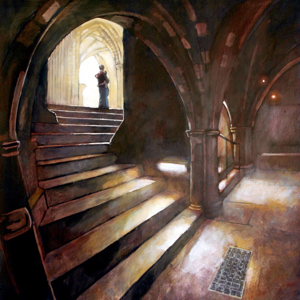 In Glasgow Cathedral | Bryan Evans Artist