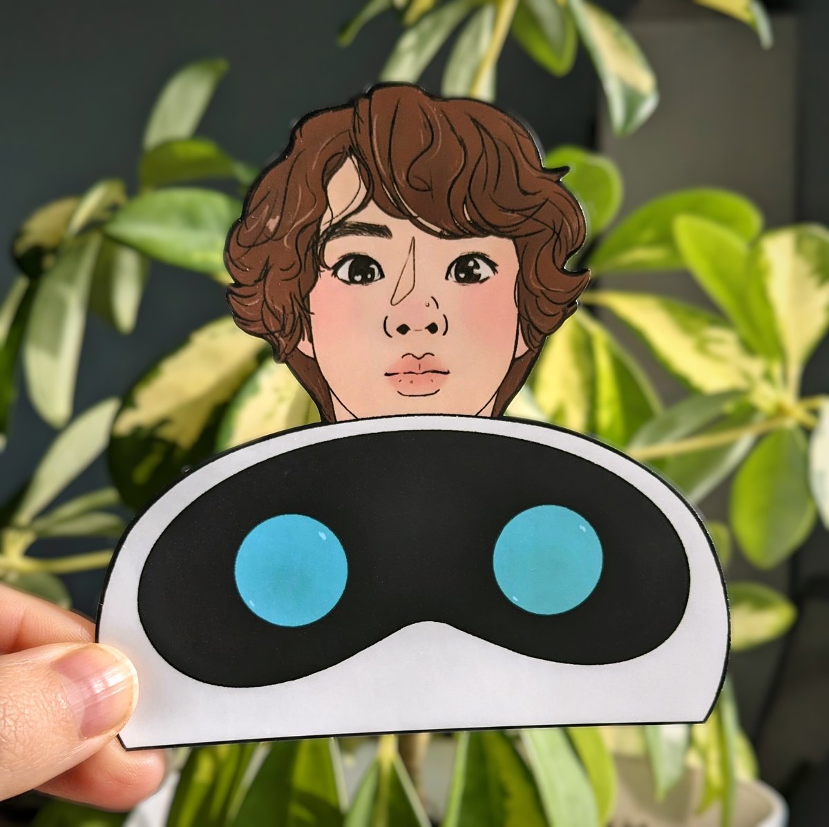 Jin & Wootteo Peeker Sticker | CandidCassie