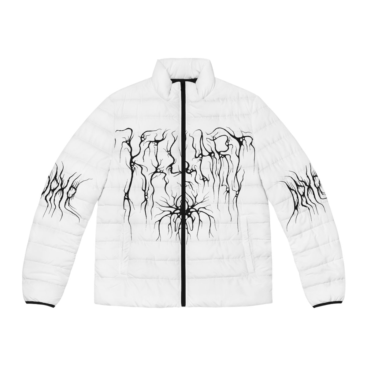KILL ART PUFFER WHITE | DRXP CLOTHING