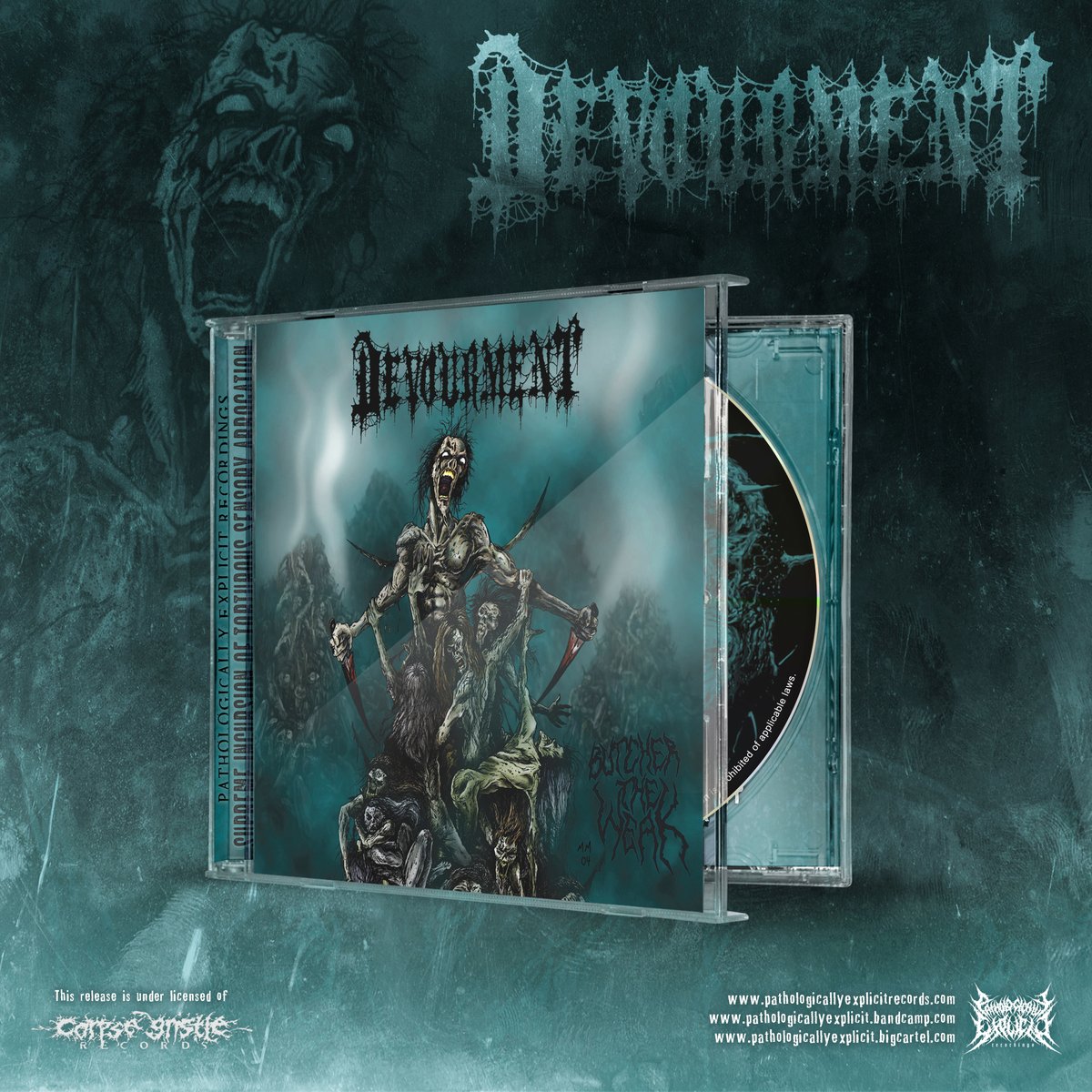 DEVOURMENT- BUTCHER THE WEAK CD | PATHOLOGICALLY EXPLICIT