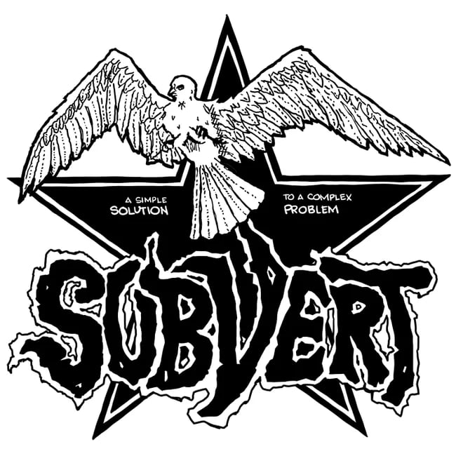 SUBVERT - "SIMPLE SOLUTION TO A COMPLEX PROBLEM" 7" | velted regnub ...