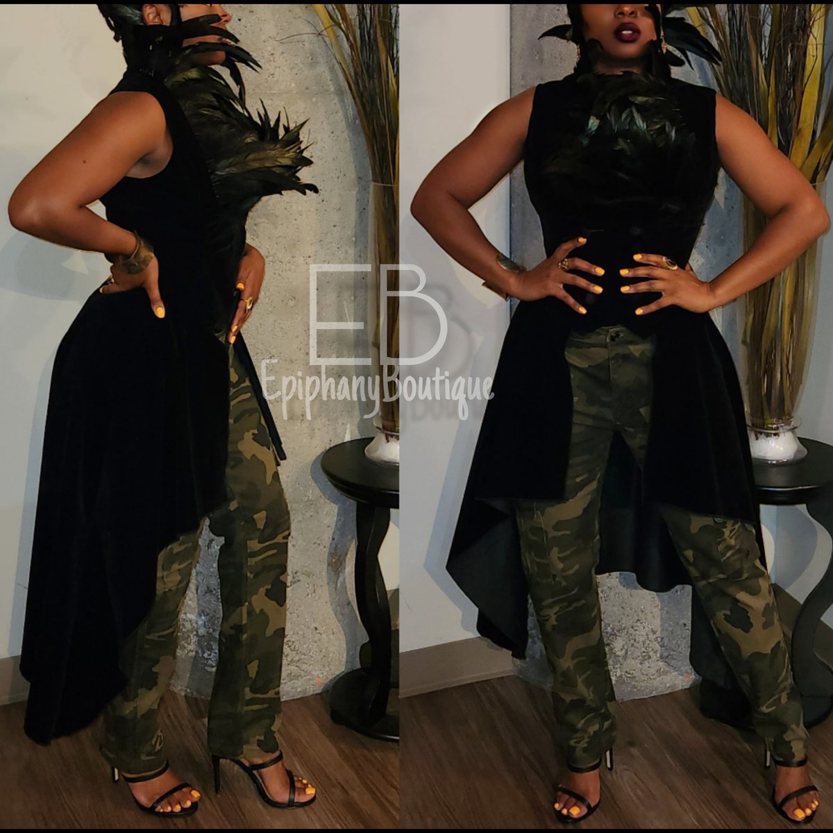 Epiphany Boutique — The Braxton Feather Vest