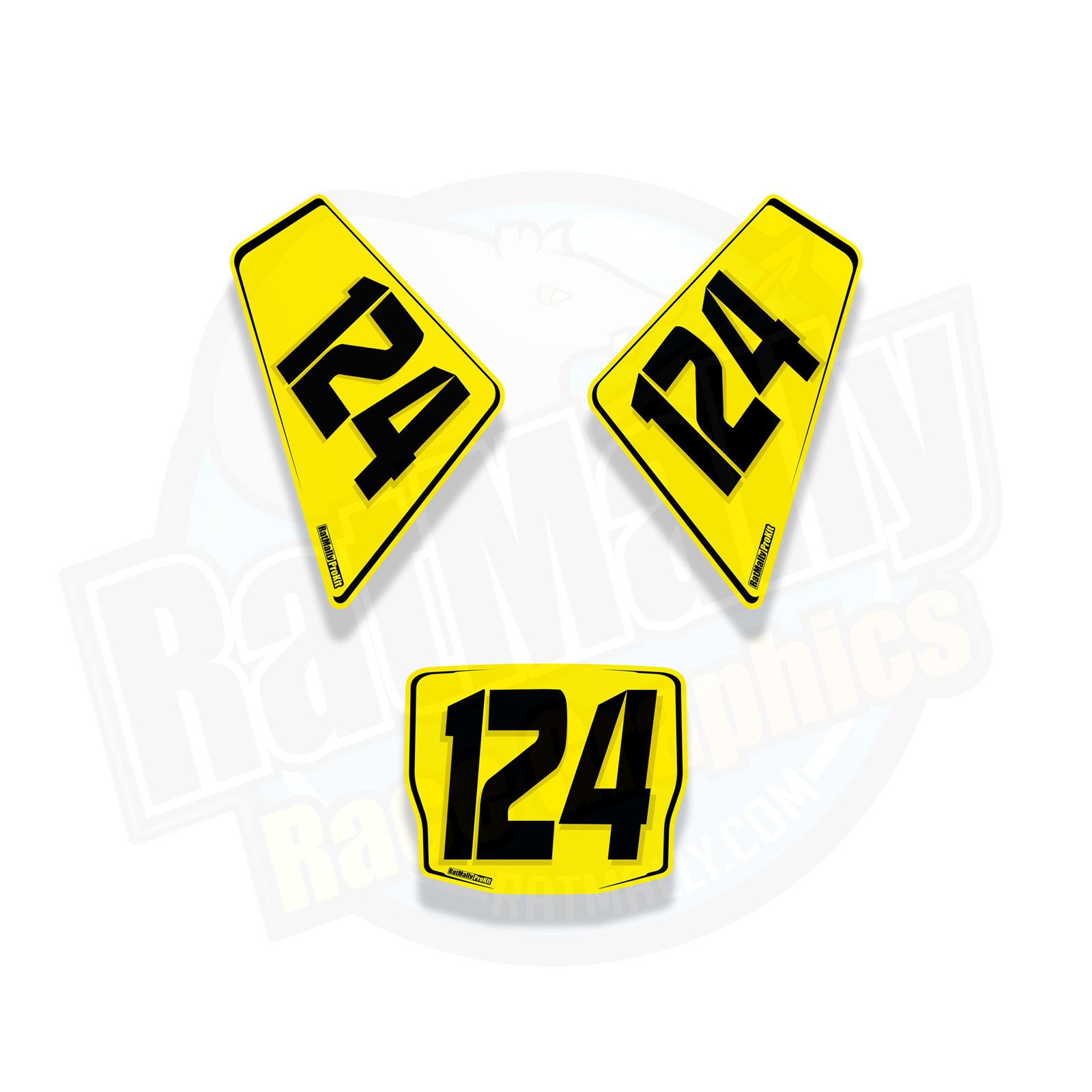 Race Number Boards Honda CB500 / RatMally Graphics