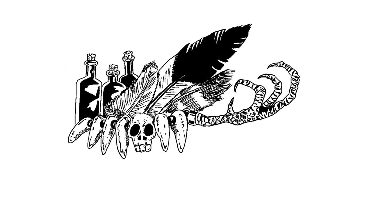 Job's Voodoo Charms Art Print | RKHorror