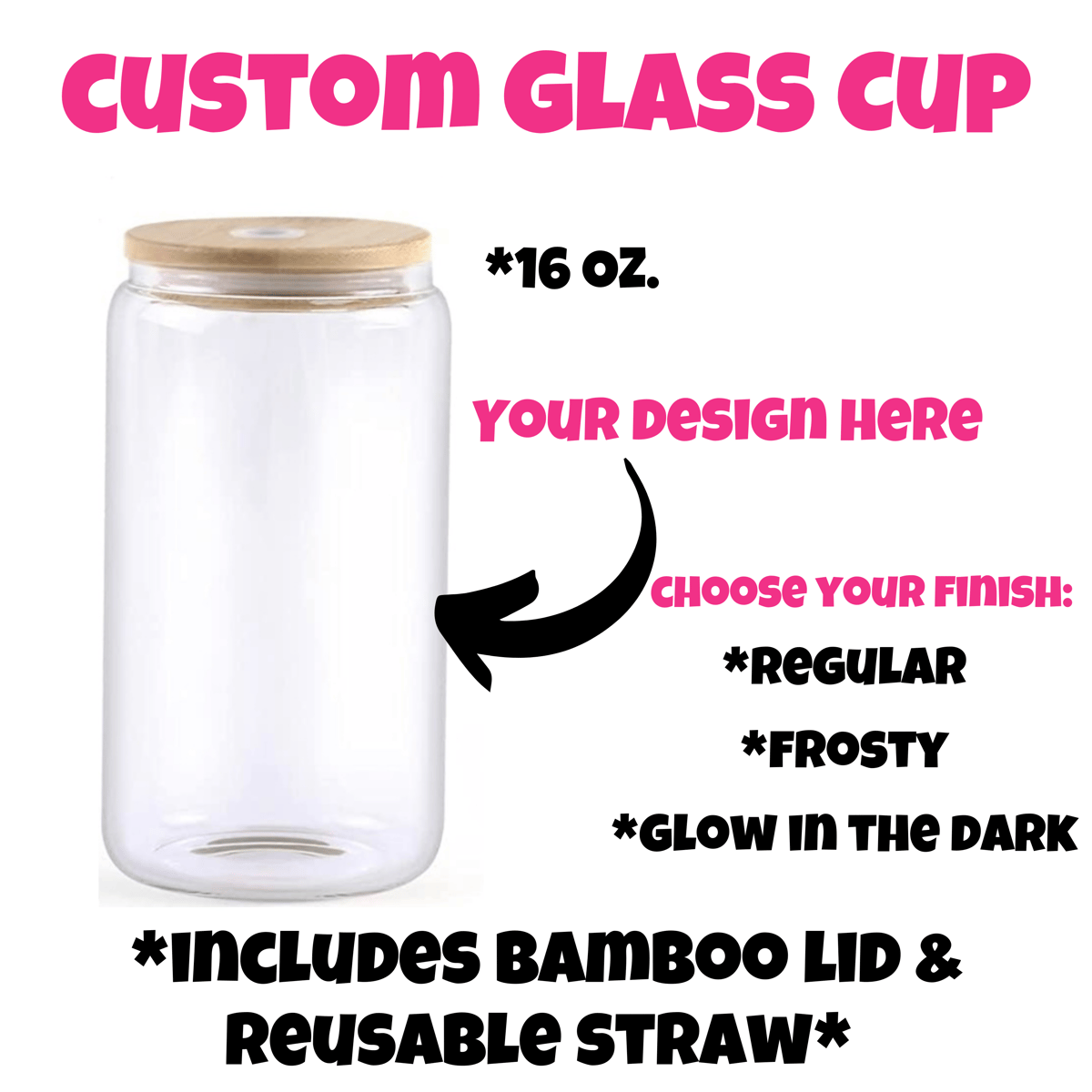 Custom Glass Cup🎁 | Lash Creations & Crafts