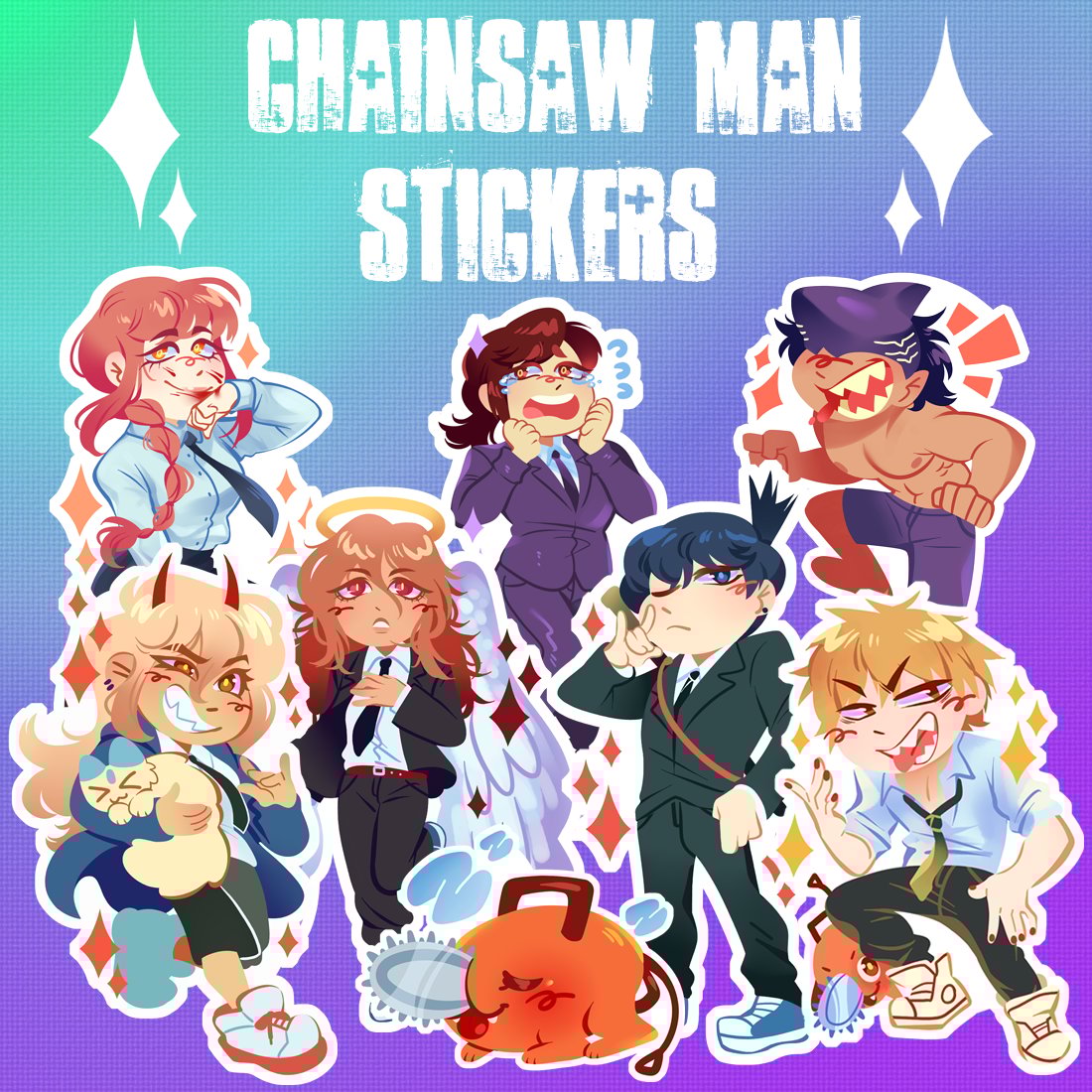 Chainsawman Stickers | makanioverlord