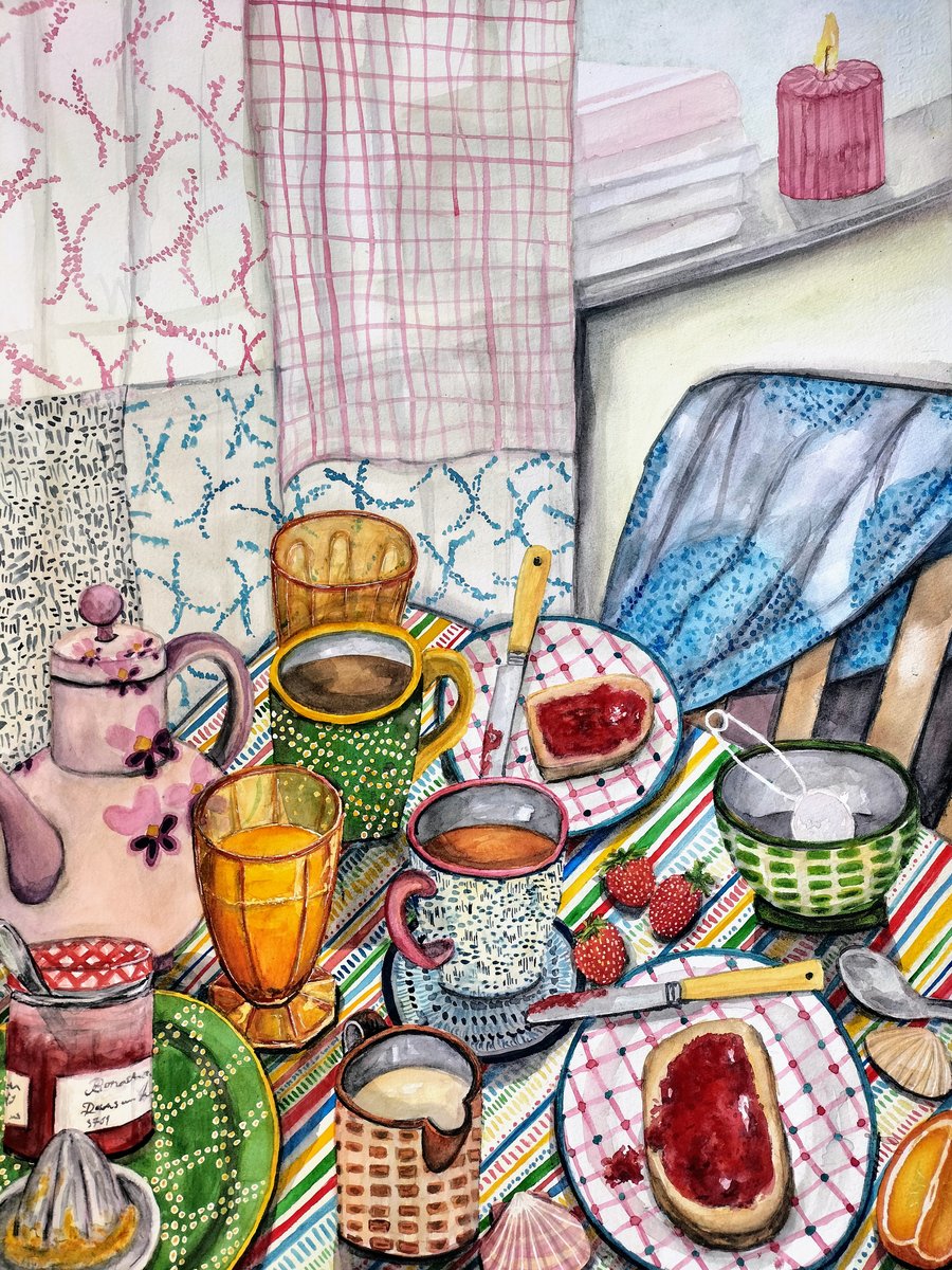 Breakfast Nook ORIGINAL | Emma Elise Artist