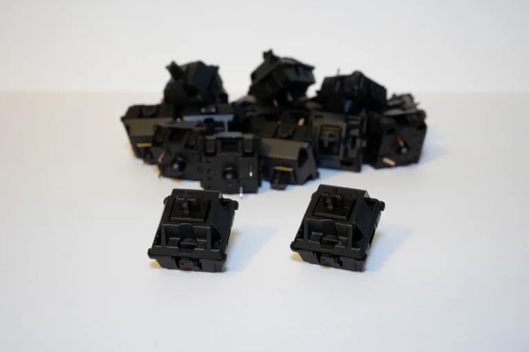 Cherry MX Black Ultraglides|3-Pin Plate Mount| | Custom Keyboard Co.