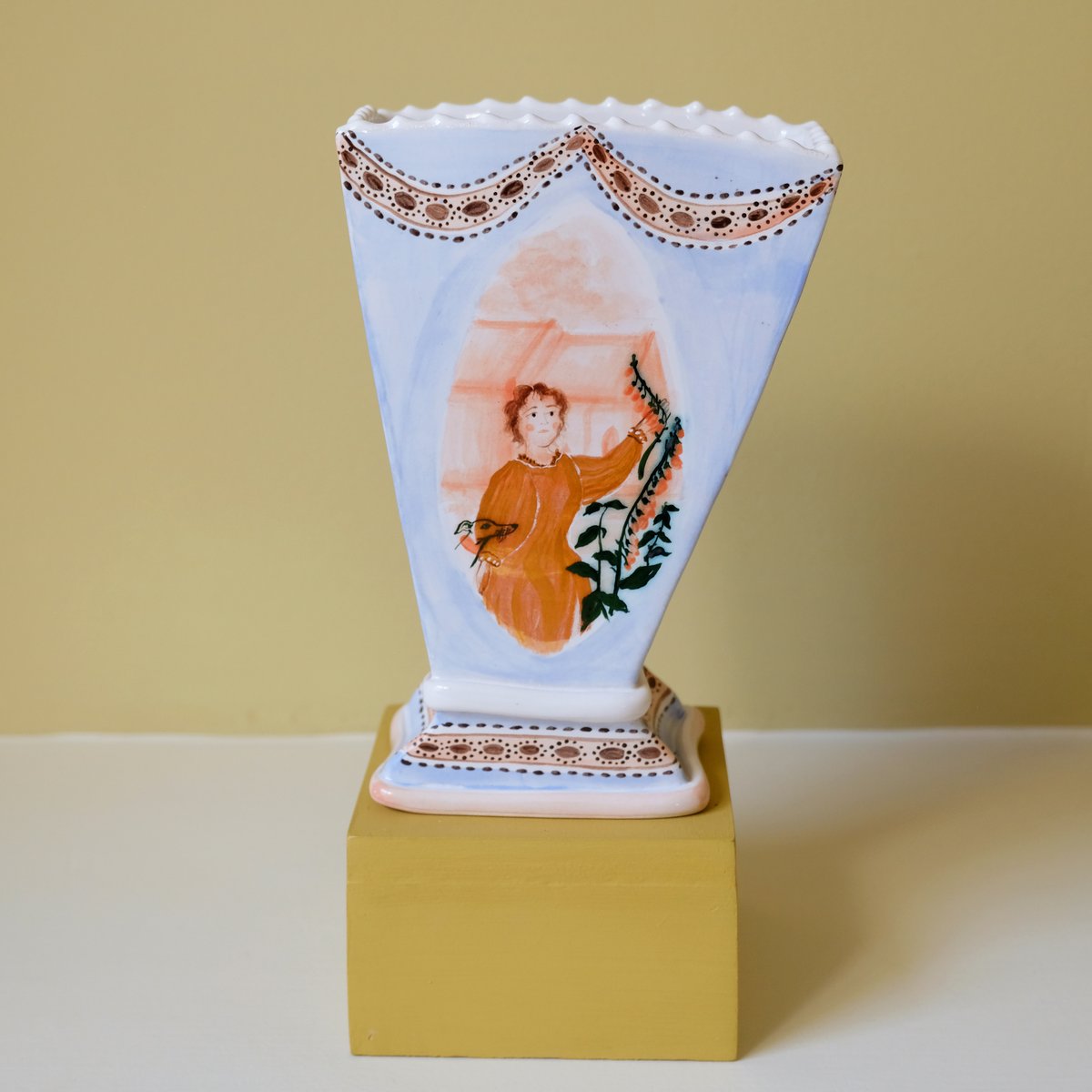 Polly Fern — Picking Foxgloves - Romantic Vase